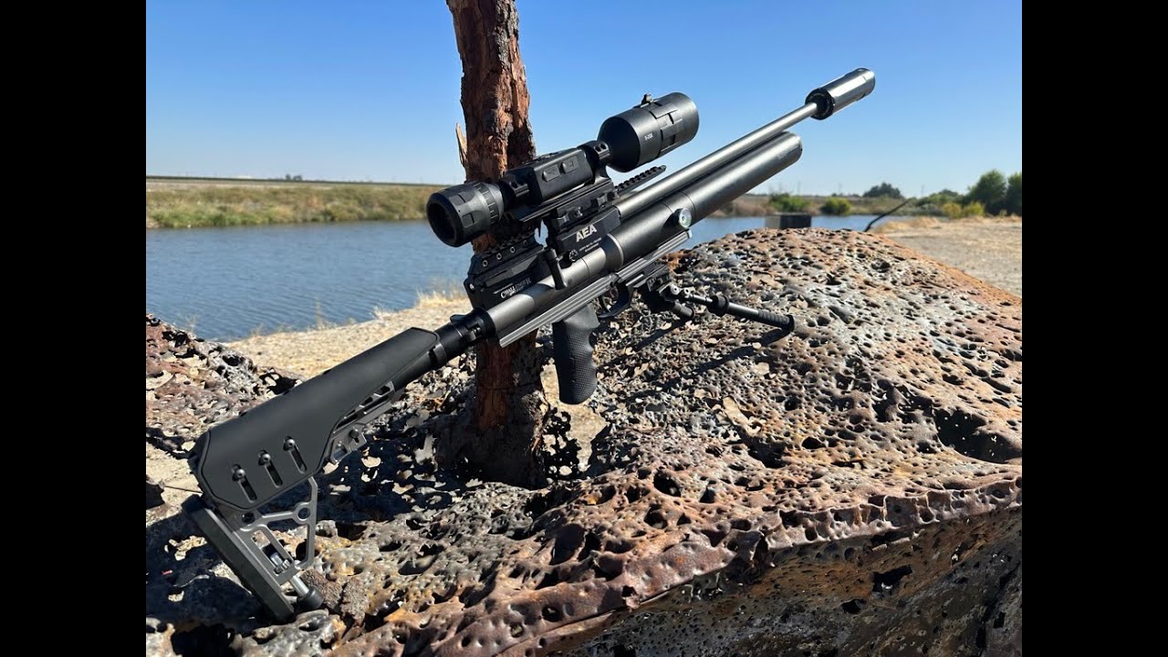AEA CHALLENGER PRO .22 CAL - AMAZING ACCURACY - OUTDOOR TARGET SHOOTING ...