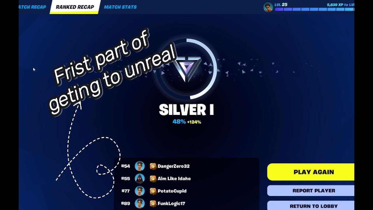 Getting to silver in ranked zero build - YouTube
