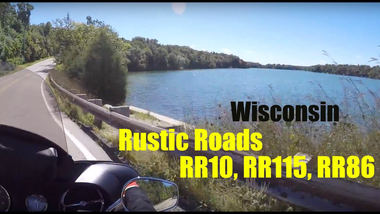 Wisconsin Rustic Roads - RR10, RR115, and RR86 - Motorcycle Tour Vlog ...