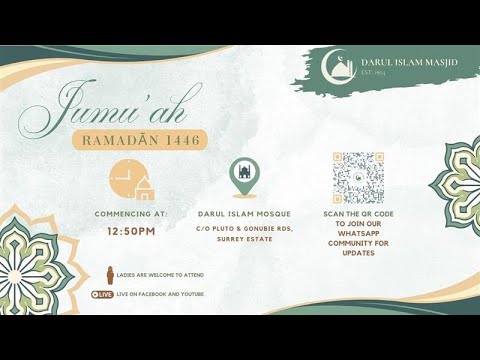 Jumu'ah | Mln. Muhammad Tayyib Sydow - YouTube