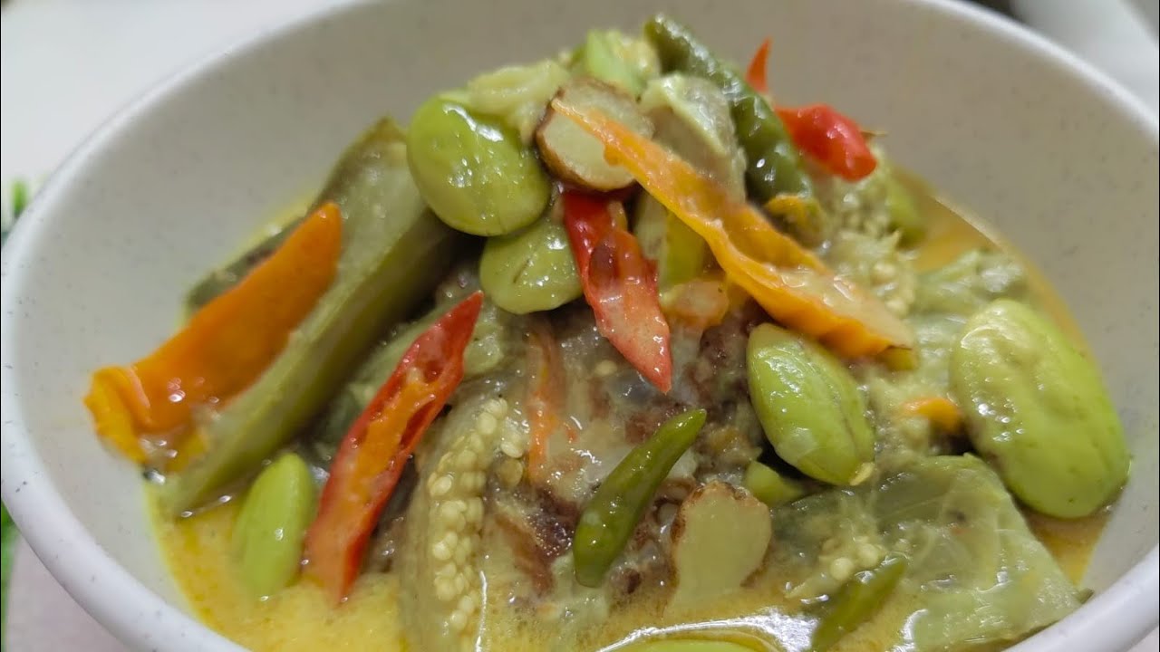 Resep SAYUR LODEH MANGUT TERONG PETE || masak mudah sayur lodeh mangut ...