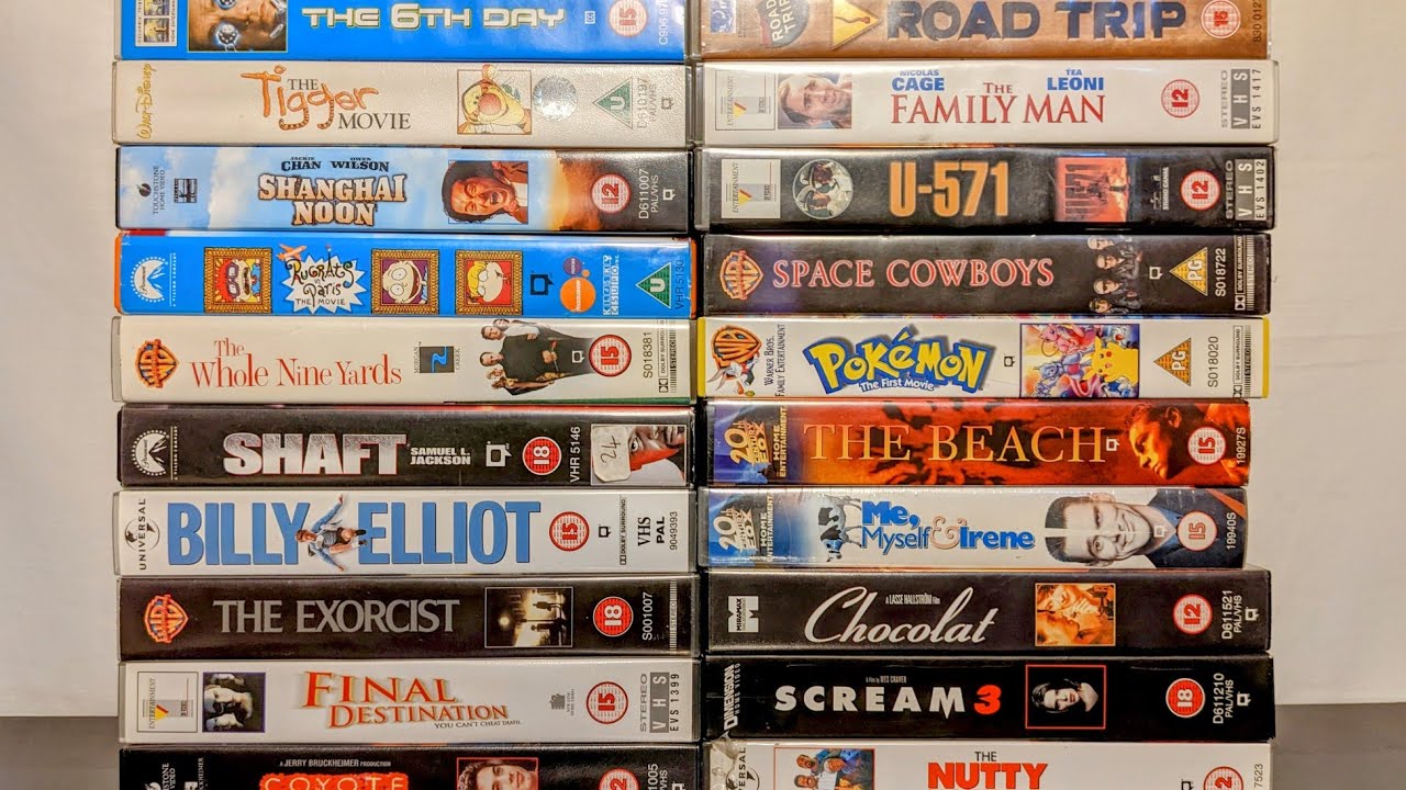 Top 50 Movies of 2000 on VHS Tape Part 1 50 to 26 📺📼🎬🎥 - YouTube