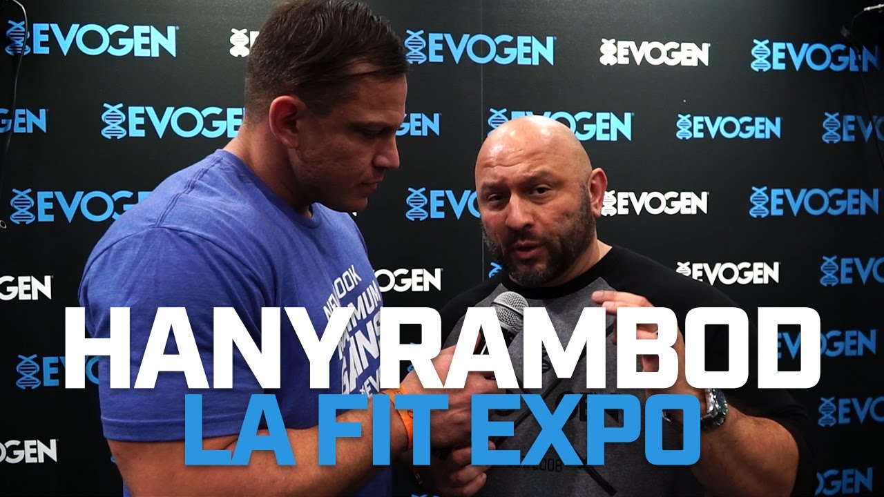 Hany Rambod Interview at Evogen Nutrition Booth LA Fit Expo - YouTube