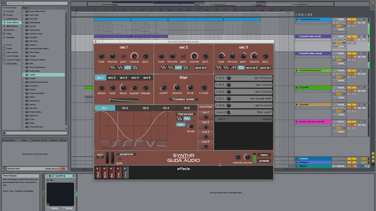 synthr showcase 1 - YouTube
