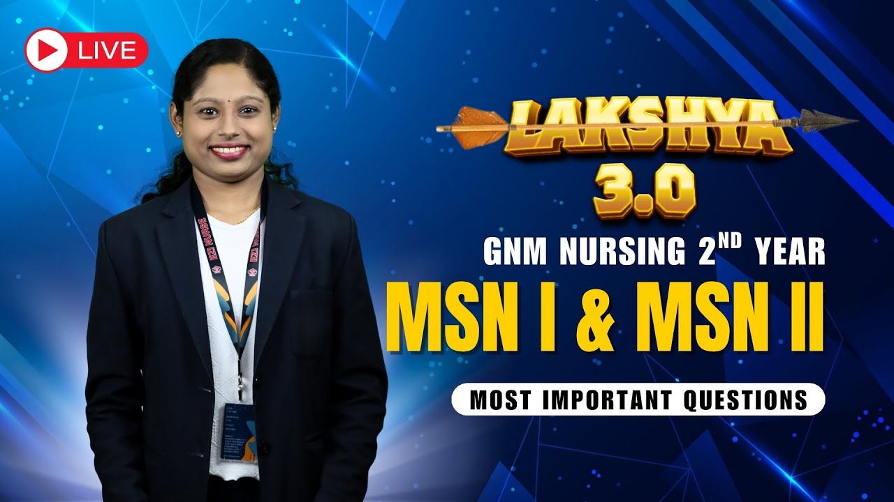 GNM SECOND YEAR MSN I & MSN II | EZINURSE - YouTube