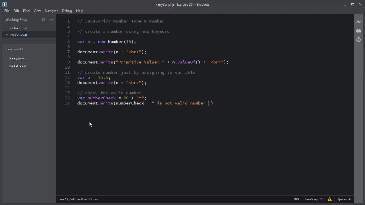 [#34] Number Data Type In JavaScript - YouTube
