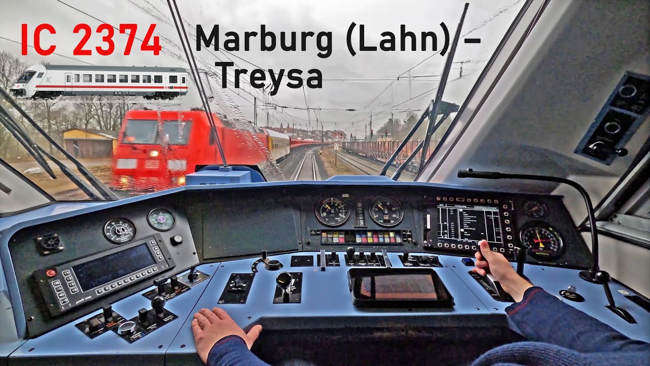 Ein seltsamer Güterzug | IC 2374 Marburg (Lahn) - Treysa ...