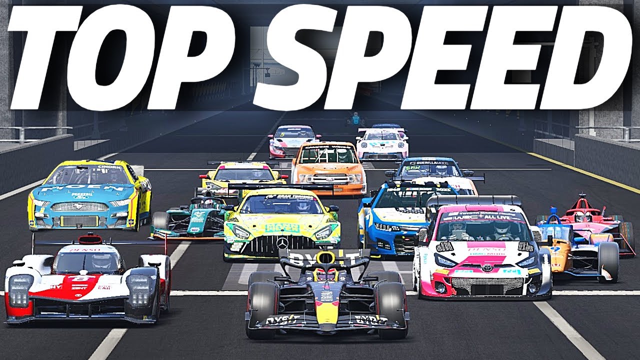 Comparing TOP SPEEDS Across Motorsport - YouTube