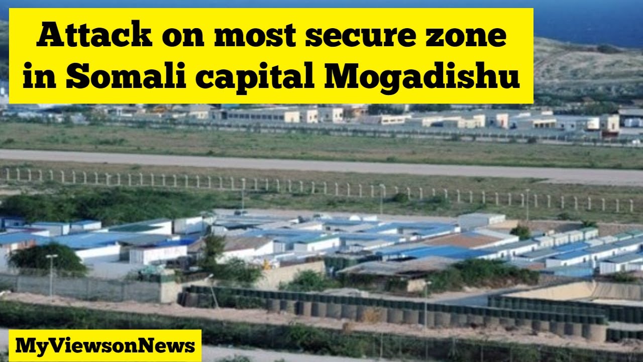 Attack on Halane complex in Somali capital Mogadishu - YouTube