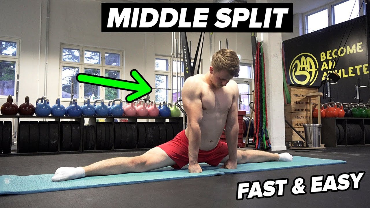 How to get your middle split - Easy & Effective exercise!! - YouTube