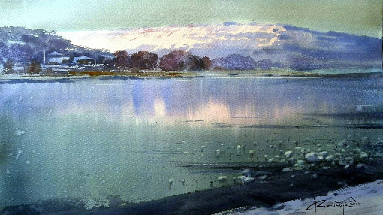 Watercolor Landscape Paintings Artist Igor Mosiychuk Ukraine - Moldova ...