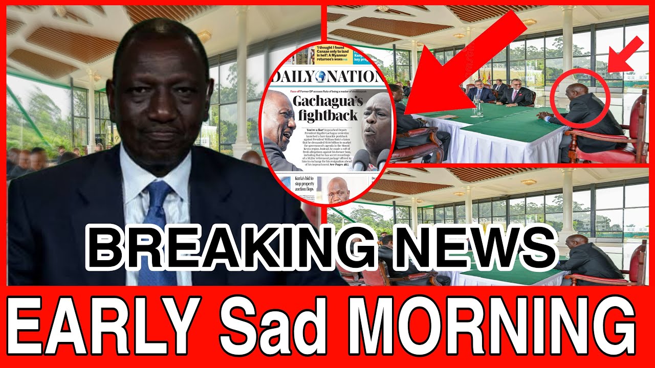 BREAKING ‼️President WILLIAM RUTO Early SAD News that Has SHOCKED Him ...
