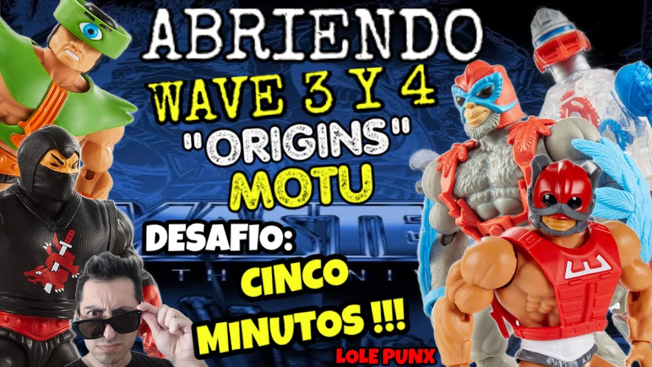 MOTU ORIGINS WAVE 3 Y 4 ABRO EN 5 MINUTOS (REVIEW) - YouTube