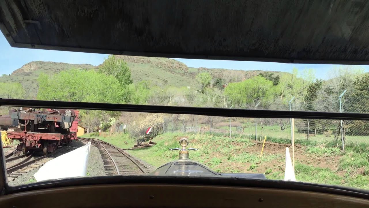 Galloping Goose #7 traveling the loop at the Colorado Railroad Museum ...