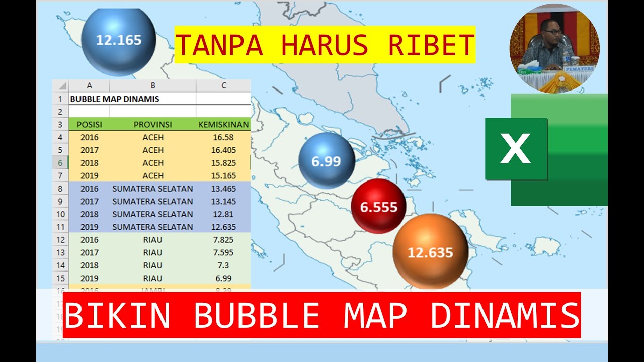 Grafik Dinamis: Dynamic Bubble Map, Cara Membuat Grafik Bubble di Excel ...