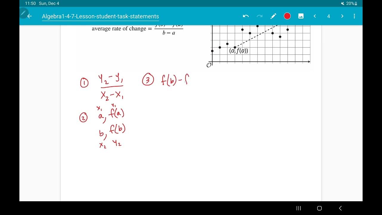 IM Algebra 1 Unit 4 Lesson 7 Activity 2 Synthesis - YouTube