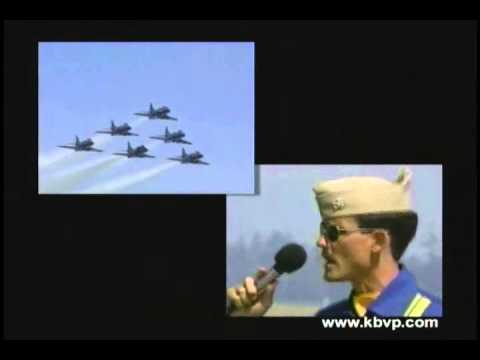 Blue Angels A-4 Skyhawk 6 plane pass from 1986 www.kbvp.com - YouTube