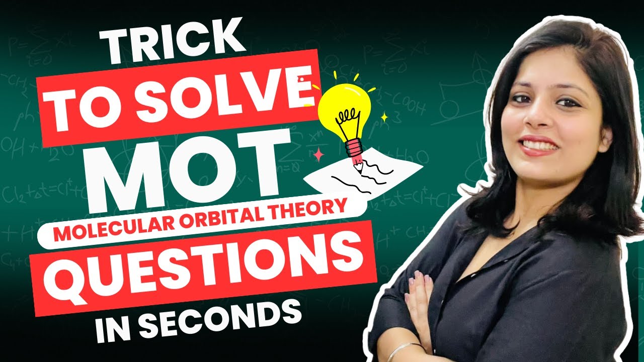 Trick to solve MOT questions in SECONDS | Chemistry | NEET 2024 | Dr ...