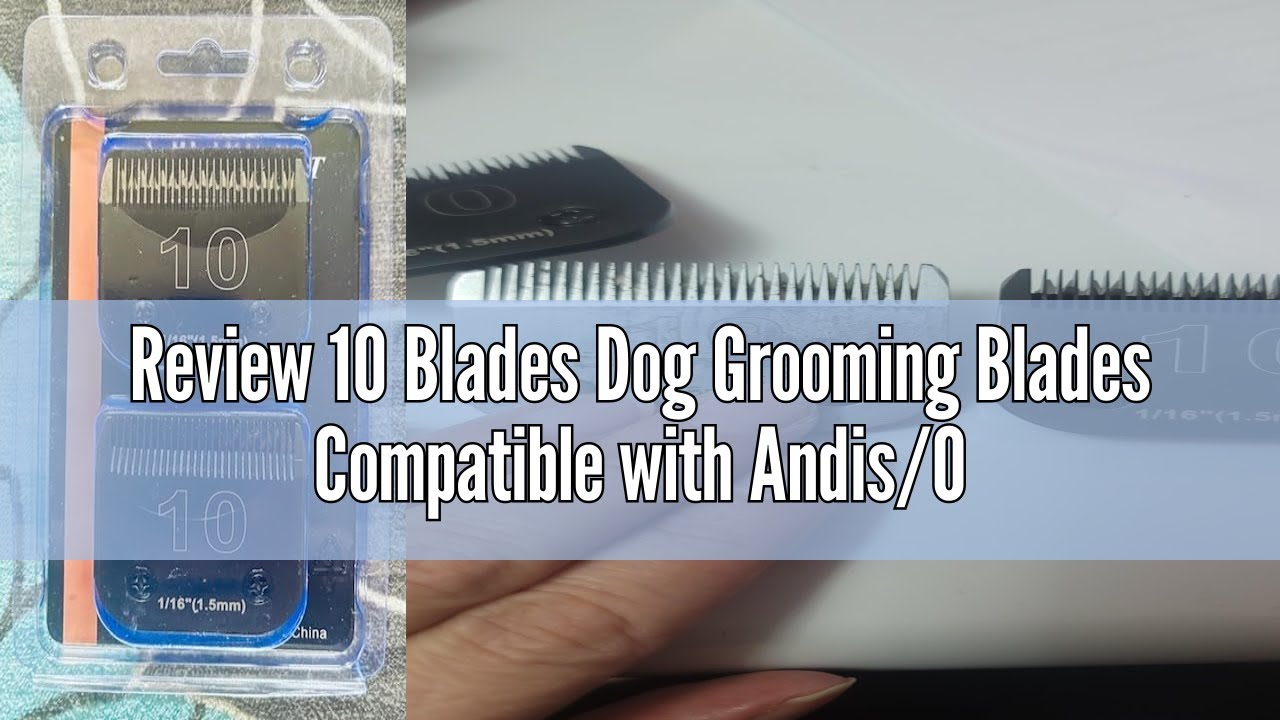 Review 10 Blades Dog Grooming Blades Compatible with Andis/Oster A5 ...