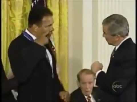 Muhammad Ali to «George Bush» - Are you crazy! - YouTube