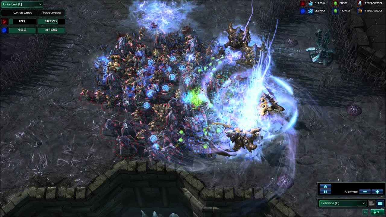 Banelings vs Psi Storm - YouTube
