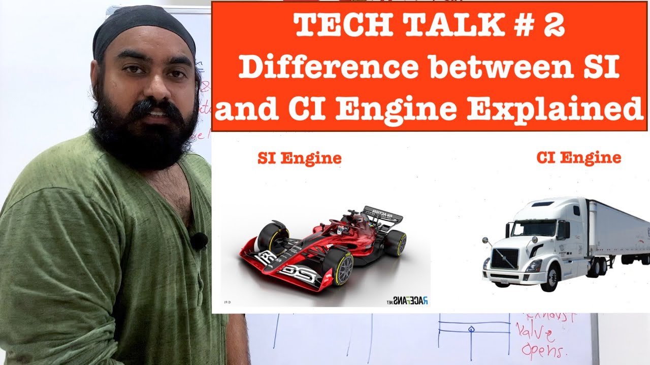 Difference between SI and CI Engine , 4 Stroke Engine || Tech Talk # 2 ...