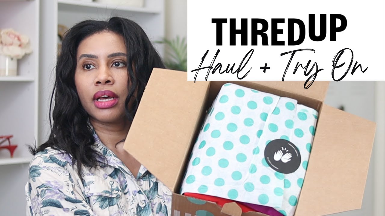 ThredUp Haul + Try On Clothing - YouTube