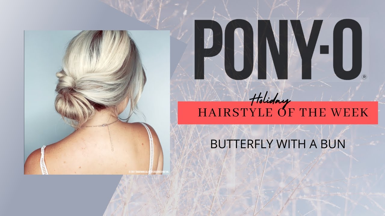 PONY-O ponytail holders: Beautiful Holiday hairstyles made easy. - YouTube