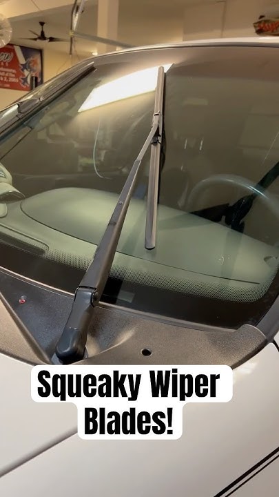 How To Fix, Stop or Repair Vibrating, Skipping & Noisy Windshield Wiper / Wipers #shorts - YouTube