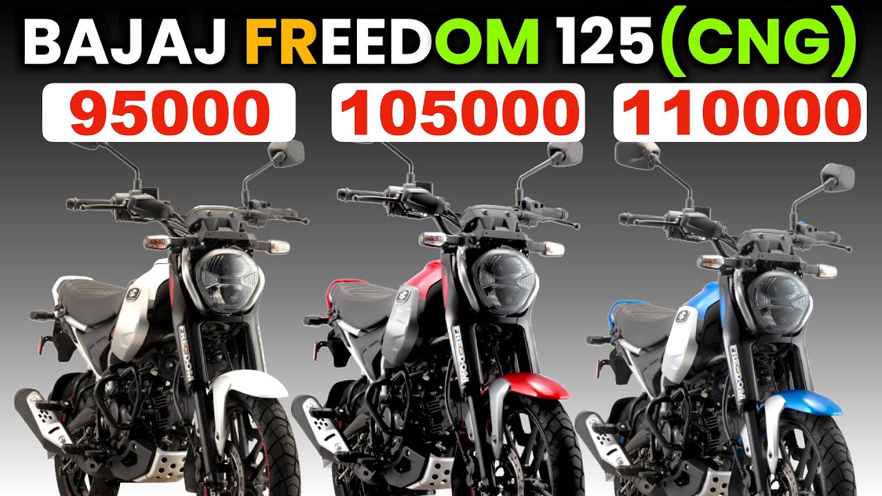 Bajaj Freedom 125 CNG | All Variants Detailed Comparison | Bajaj CNG ...