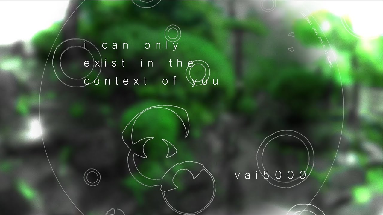 vai5000 - i can only exist in the context of you [MV] - YouTube