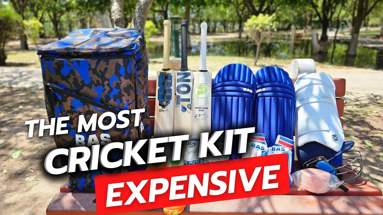Most Expensive Cricket Kit 1 Lakh Rs Only 🤑 - YouTube