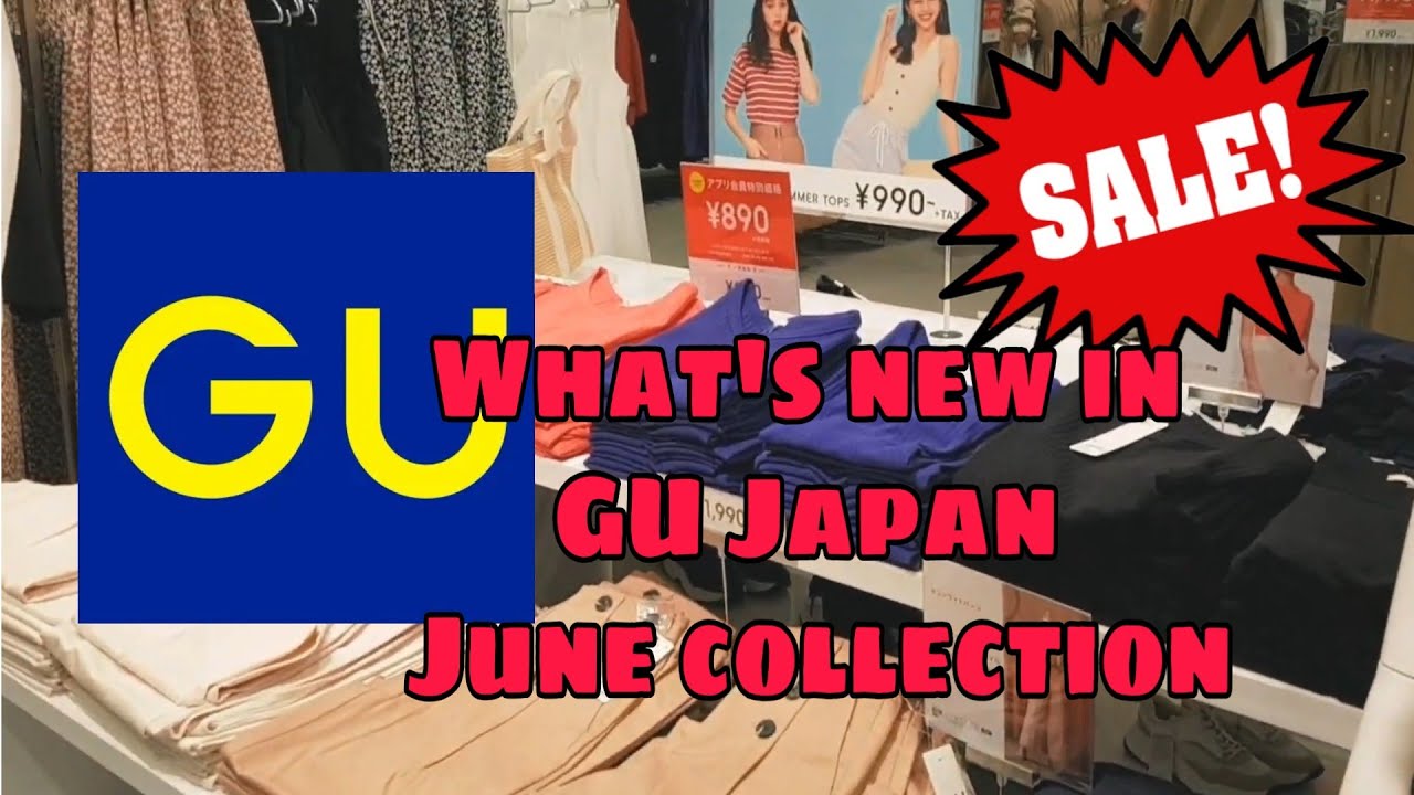 What's new in GU shop Japan_พาดูเสื้อผ้าหน้าร้อน GU ญี่ปุ่น ลดจริงถูก ...