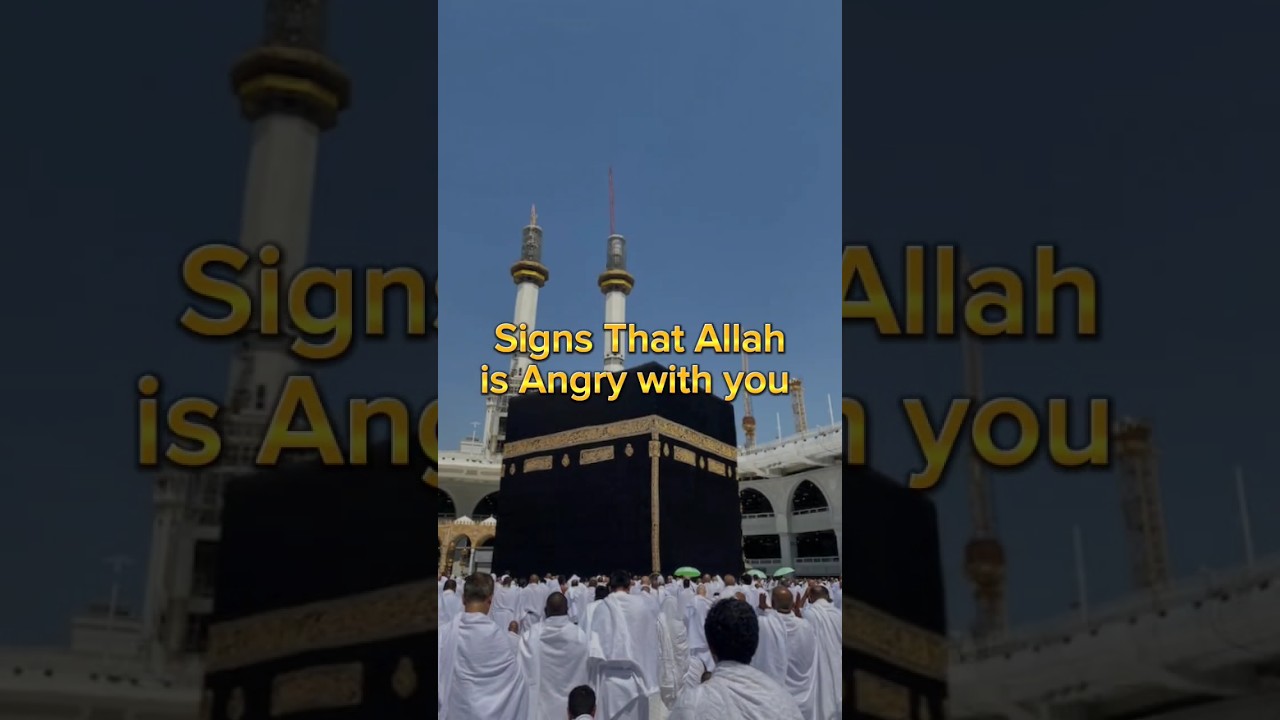 Signs That Allah is Angry with you #shorts #islamicvideo #islamicstatus ...