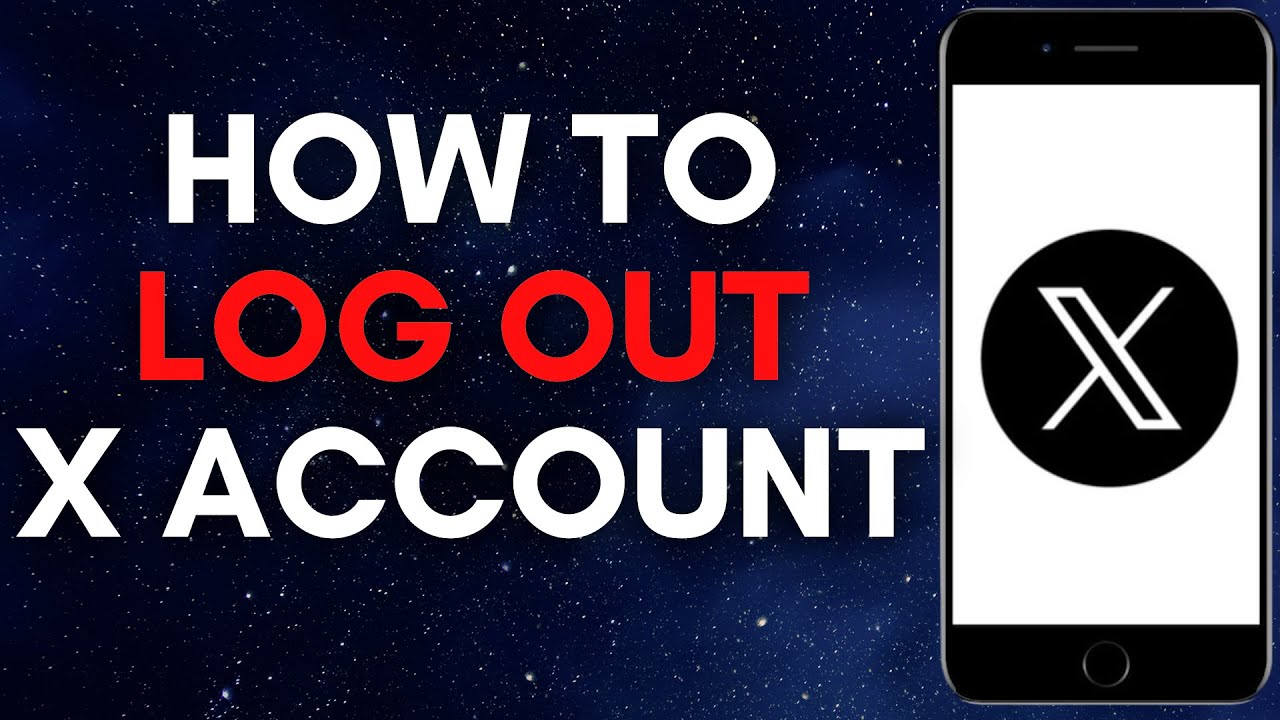 How to logout from x account - YouTube