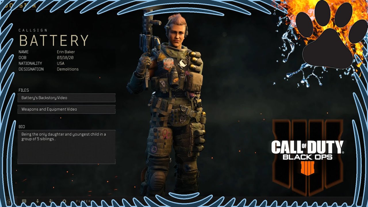 Character Review : Black Ops 4 : Battery - YouTube