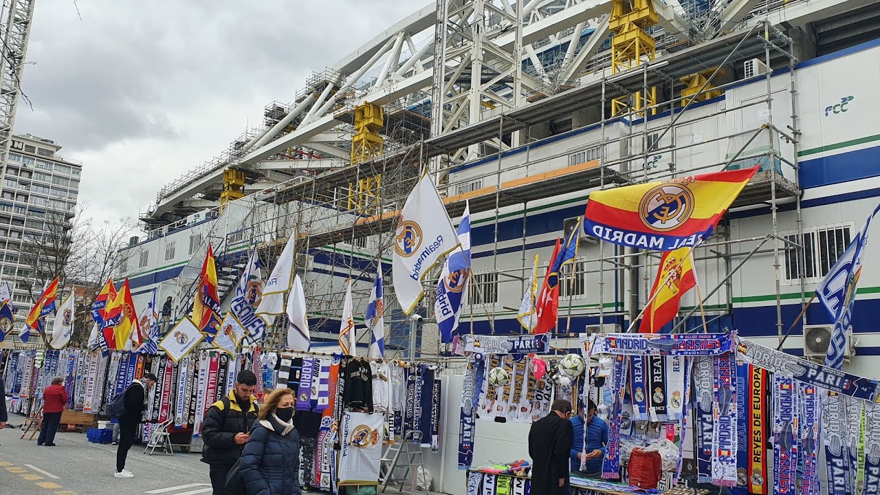 At Santiago Bernabeu - Match Day - YouTube