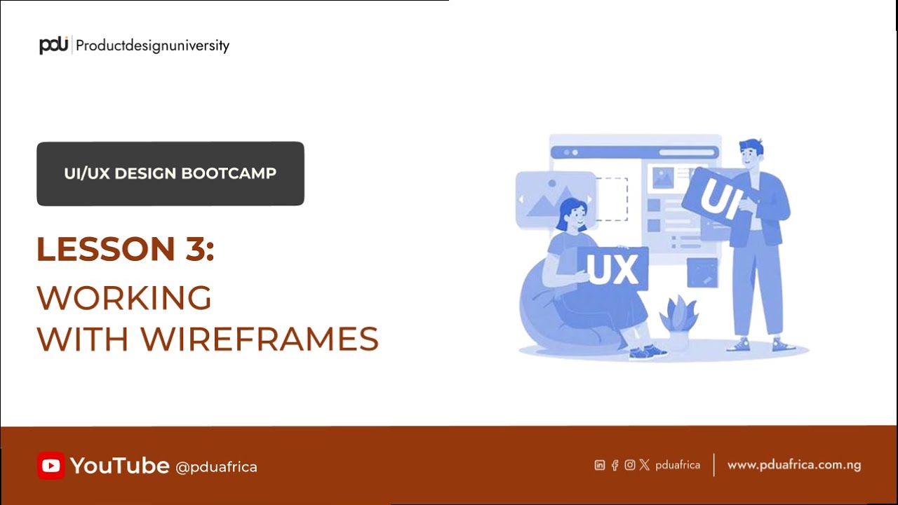 04 Working With Wireframes in UIUX Design Lesson 3 Part 2 - YouTube