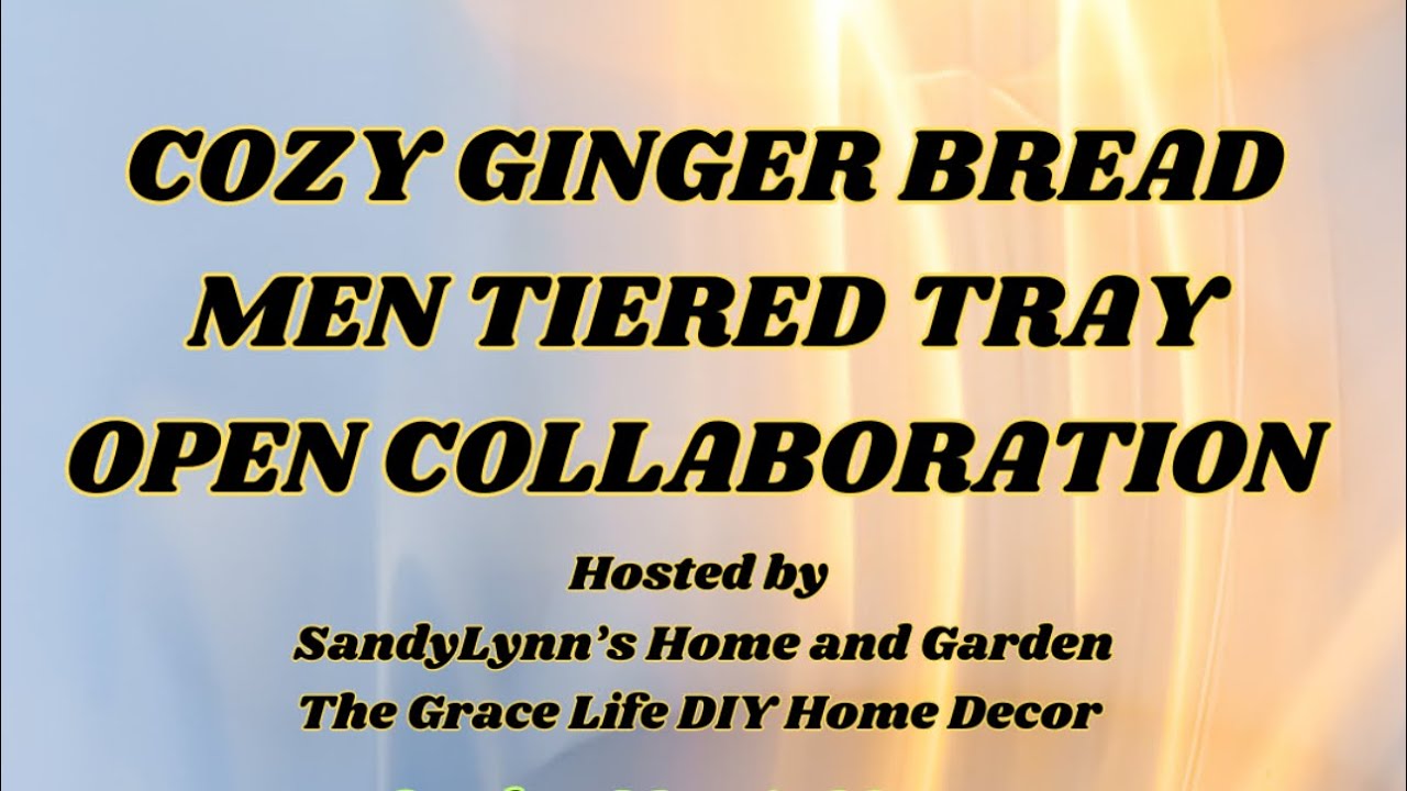 COZY GINGER BREAD MEN TIERED TRAYS // GINGER BREAD MEN DECOR 🥰 #diy # ...