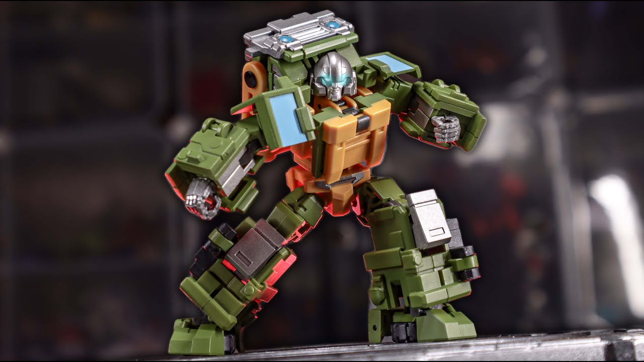 When a transformers know how to KOF！IronFactory EX-64 Brawn stop motion ...