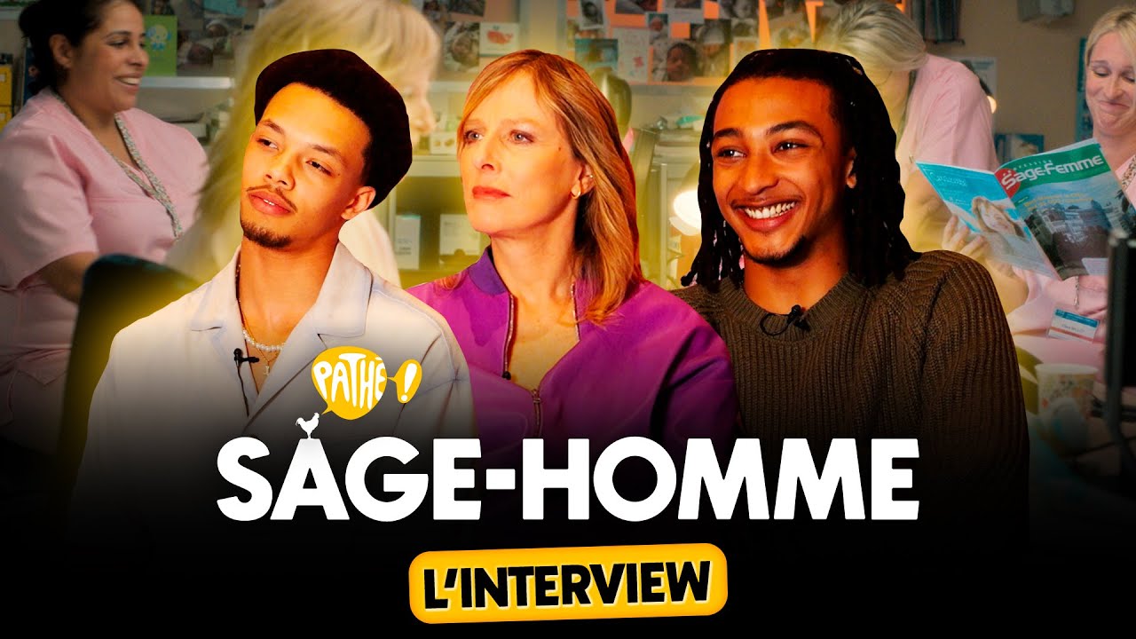 L'INTERVIEW - L'équipe de SAGE-HOMME (Karin Viard, Melvin Boomer ...
