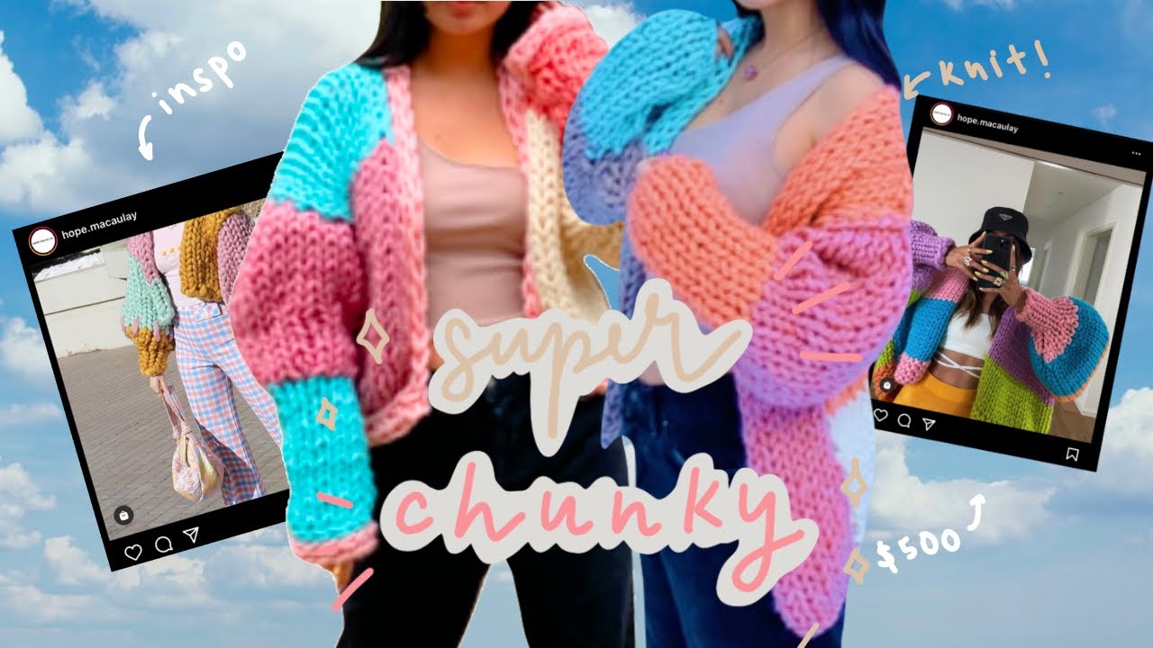 i knit a hope macaulay inspired cardigan (diy tutorial) super easy and ...