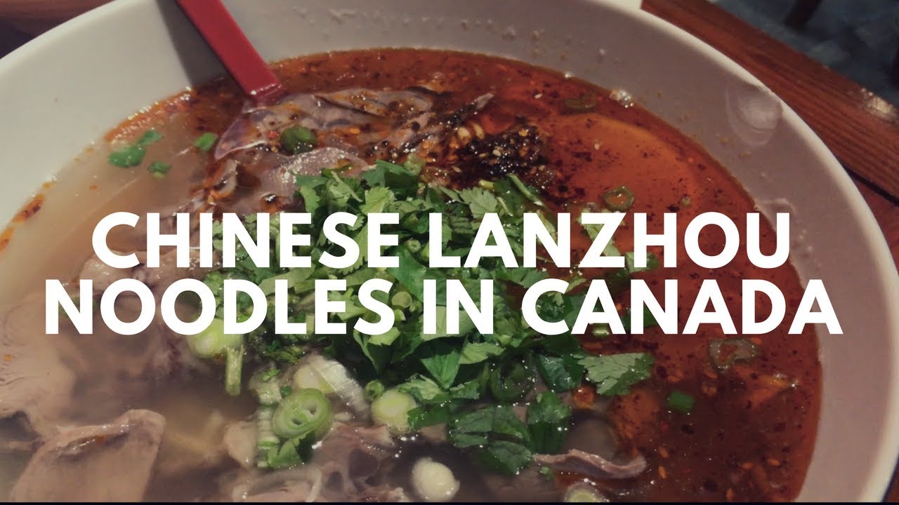 AMAZING CHINESE STREET FOOD in CANADA - Muslims try Lanzhou Chinese ...