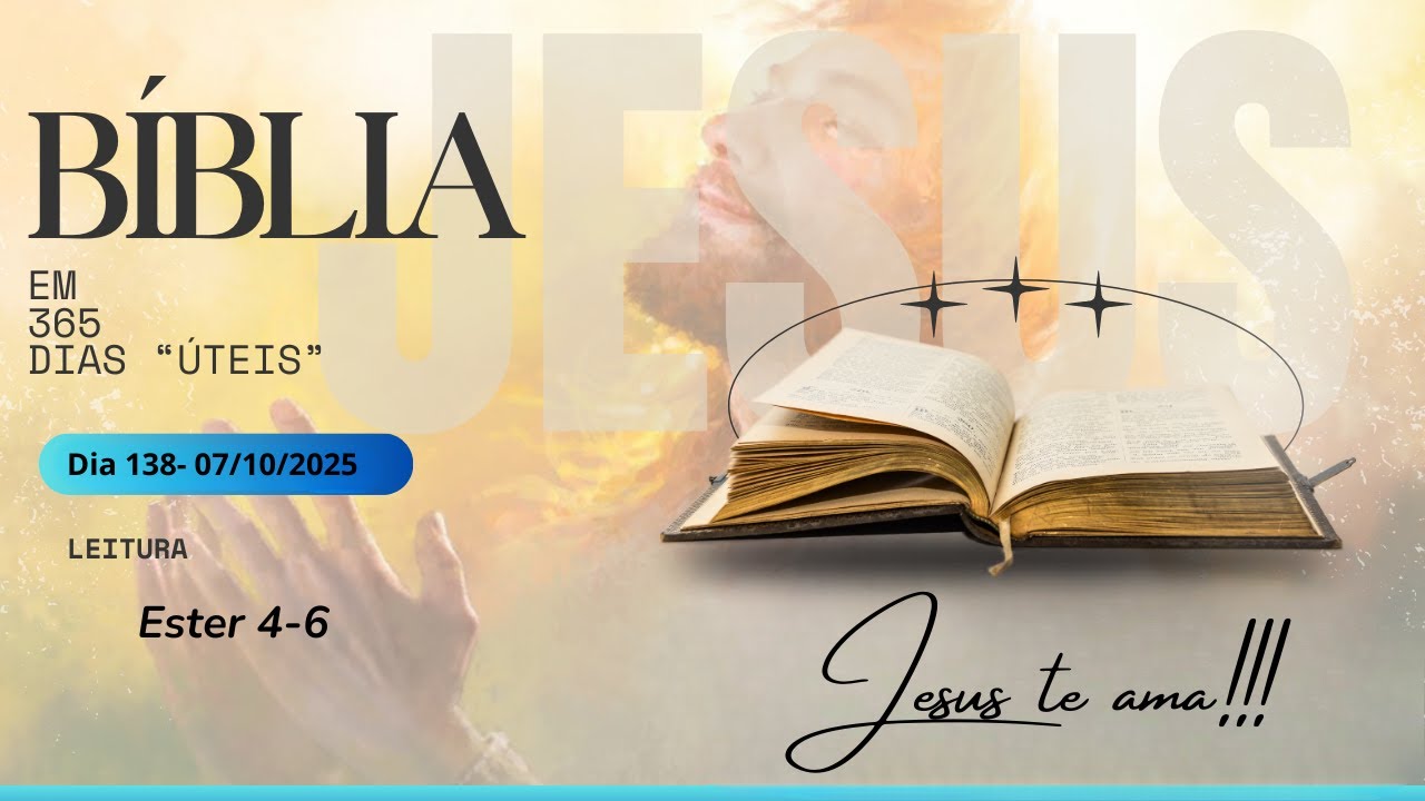 📖 DIA 139 – Ester: CAPÍTULOS 4-6 - BÍBLIA EM 365 DIAS “ÚTEIS” - YouTube