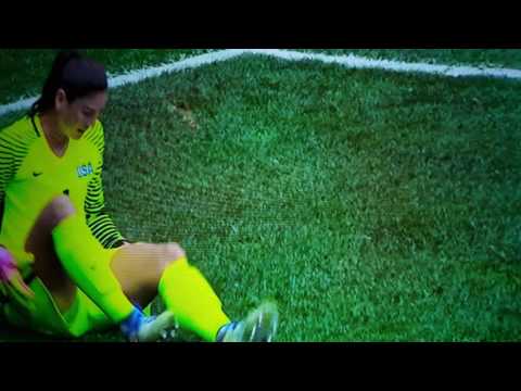 Did Hope Solo just pee on herself during the Olympics 2016?