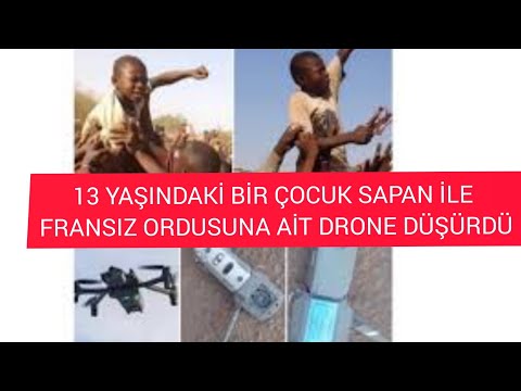 13 YAŞINDAKİ BİR ÇOCUK SAPAN İLE FRANSIZ ORDUSUNA AİT DRONE DÜŞÜRDÜ-fransa drone-french drones
