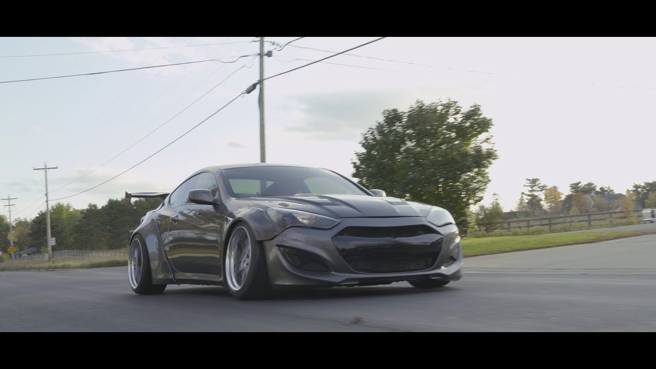 Andy's Bagged Widebody Genesis // IM Media (4K) - YouTube