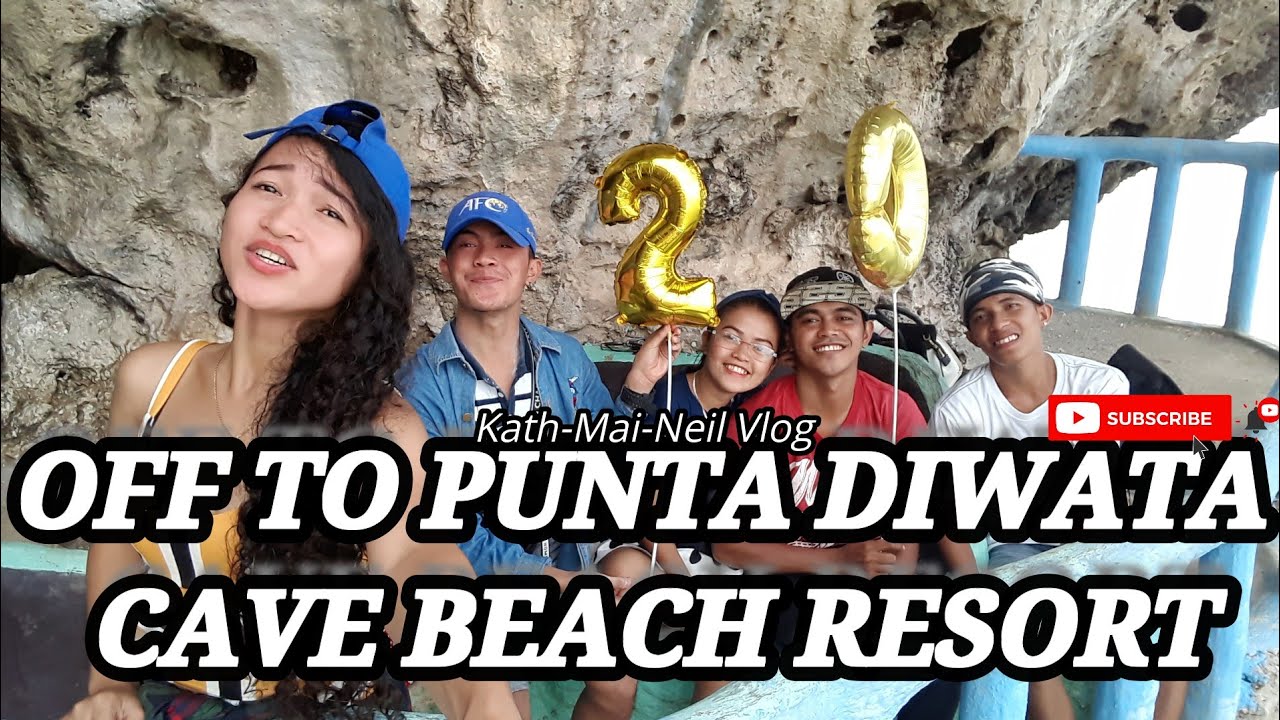 OFF TO PUNTA DIWATA CAVE BEACH RESORT |Kath-Mai-Neil Vlog - YouTube