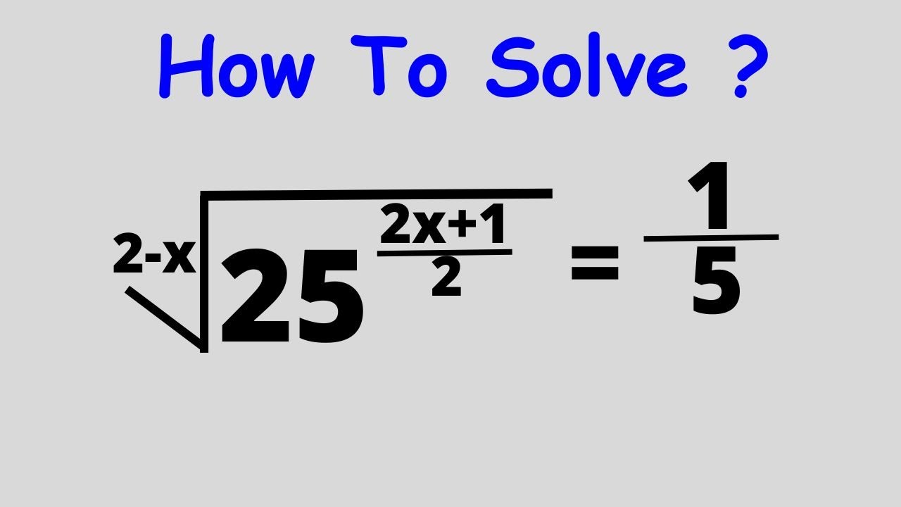 What Is The Value Of X In This Equation ? | You Should Learn This Fast ...