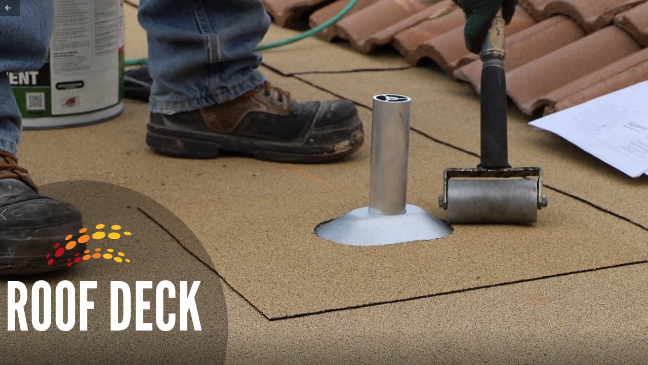 Roof Deck | Standoff Installation Unirac - YouTube